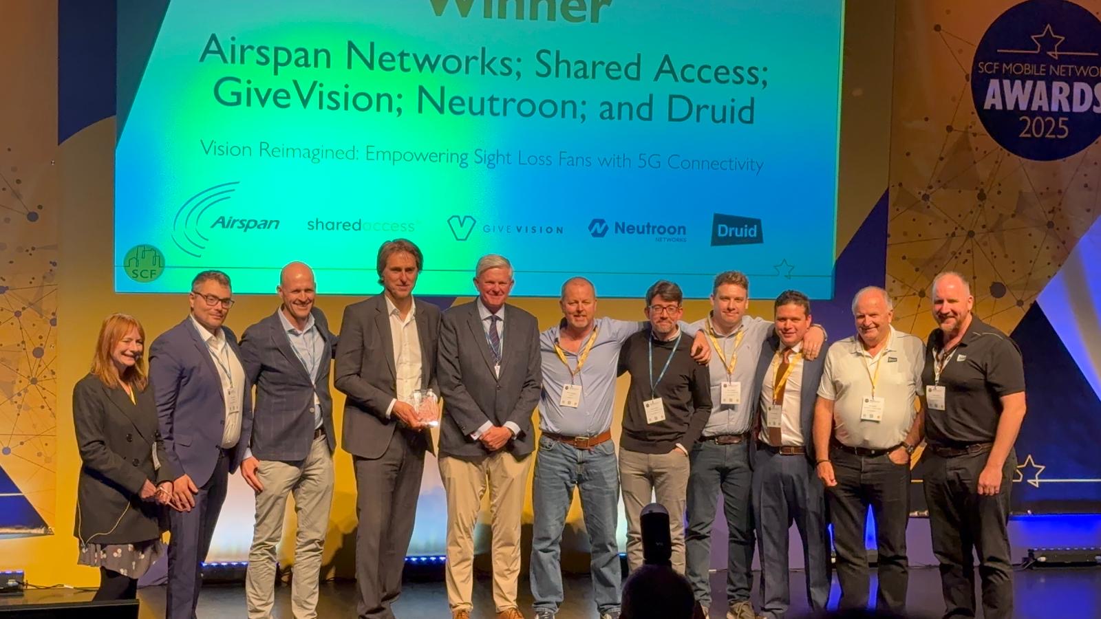 Shared Access wins prestigious SCF award for life-changing 5G accessibility project - Shared Access